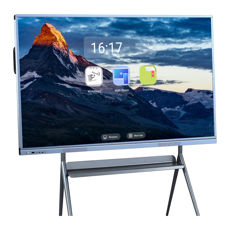 JYXCN 86" Touch Screen Smart Board, 4K Touch Screen Electronic Calendar All-In-One Smartboard ...